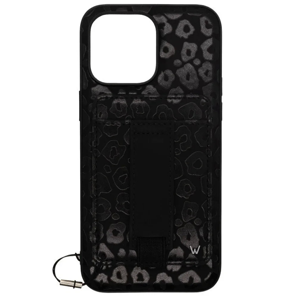 Blacked Out Leopard Magnetic Case and Wallet – Walli Cases