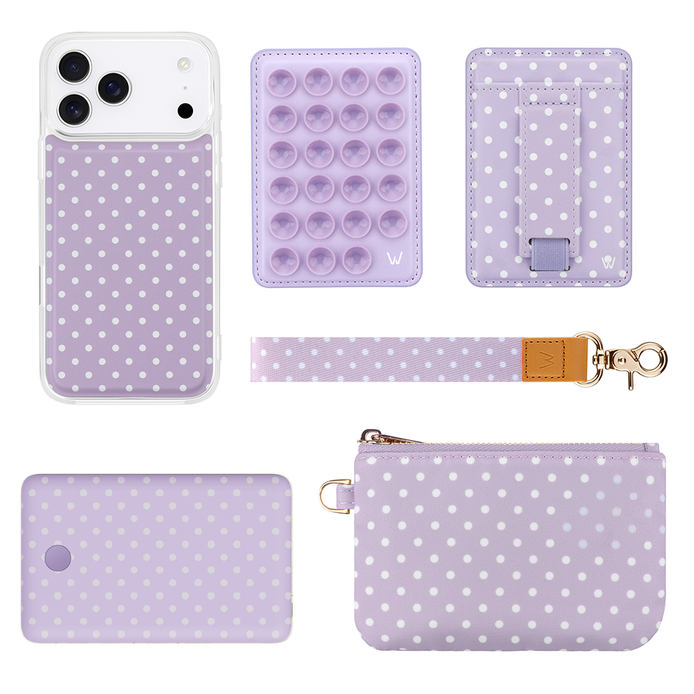 Grape Dots Walli Boost Bundle – Walli Cases